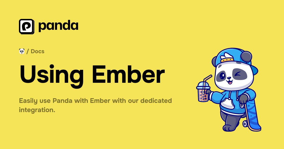 Using Ember | Panda CSS - Panda CSS