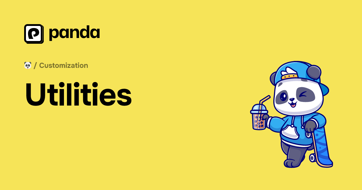 Utilities - Panda CSS