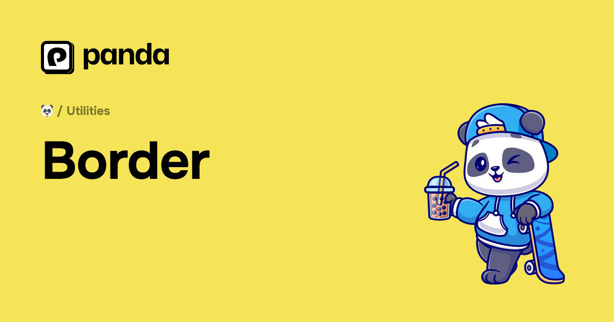Border - Panda CSS